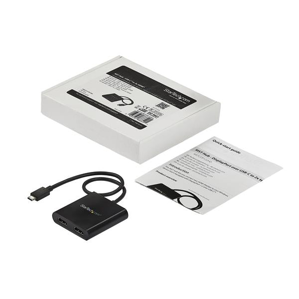 USB-C to HDMI Multi-Monitor Splitter | 2-Port MST Hub - Enhance ...